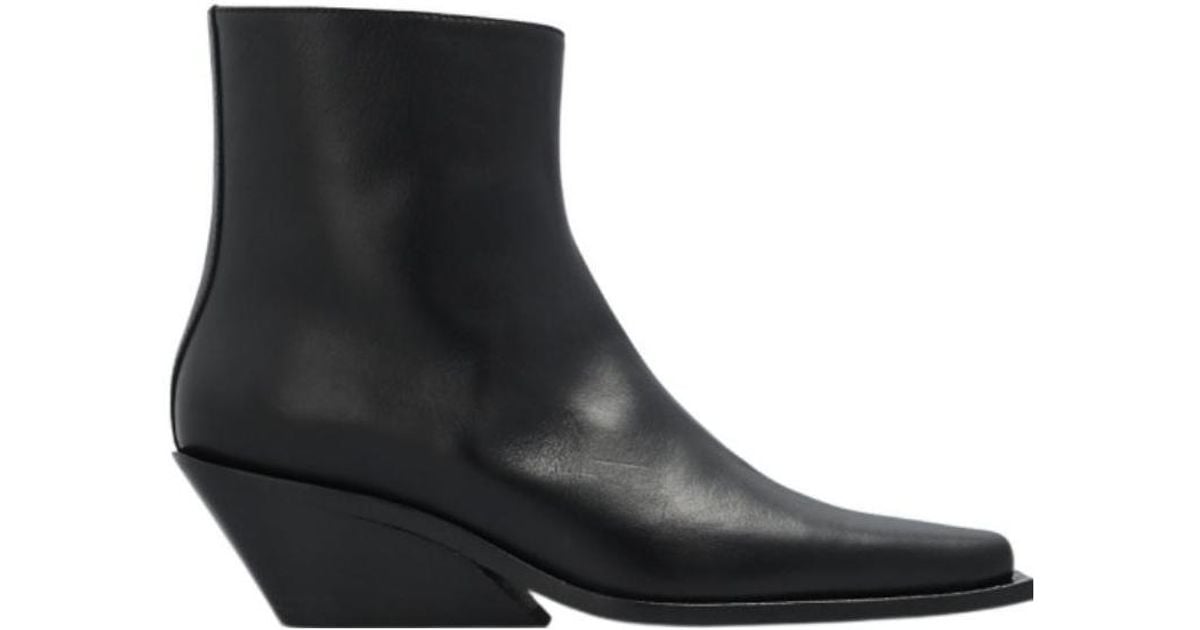 Ann Demeulemeester 'Gerda' And Ankle Boots in Black | Lyst