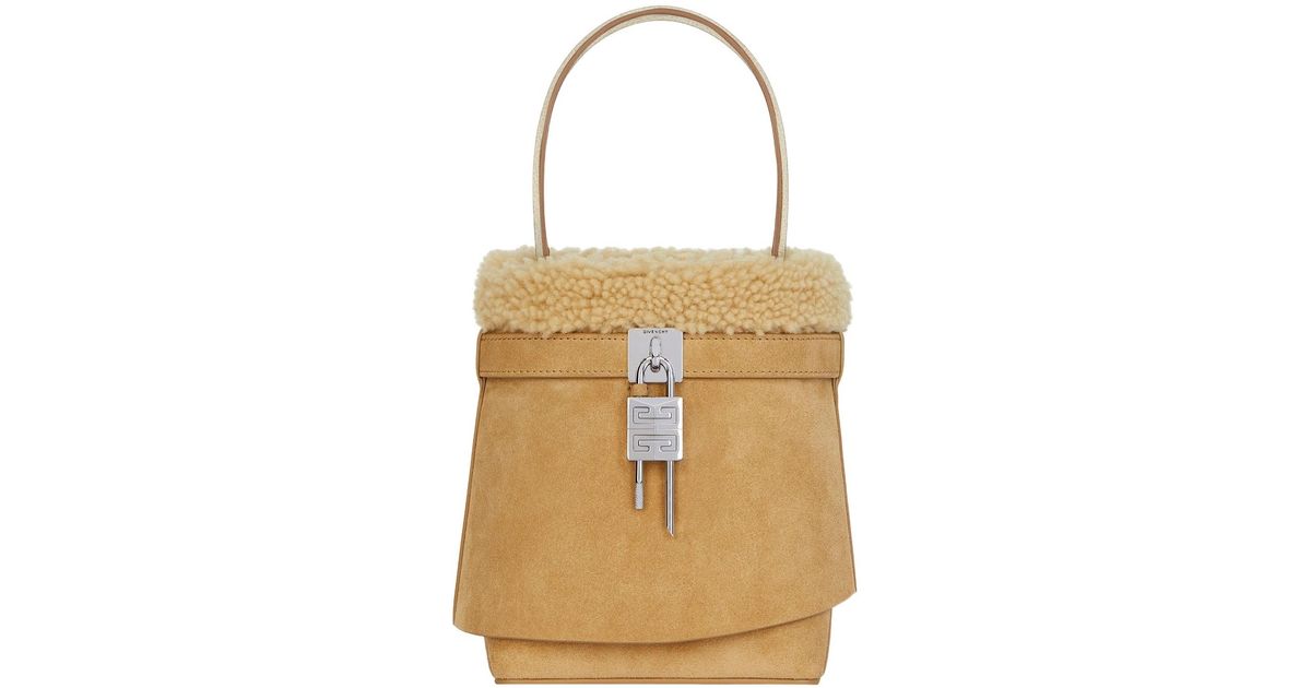 Givenchy Logo Bucket Bag in Natural | Lyst