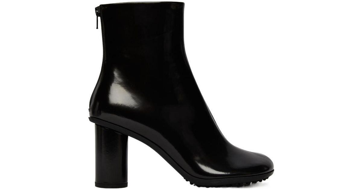 Bottega Veneta Atomic Logo Short Boots in Black | Lyst