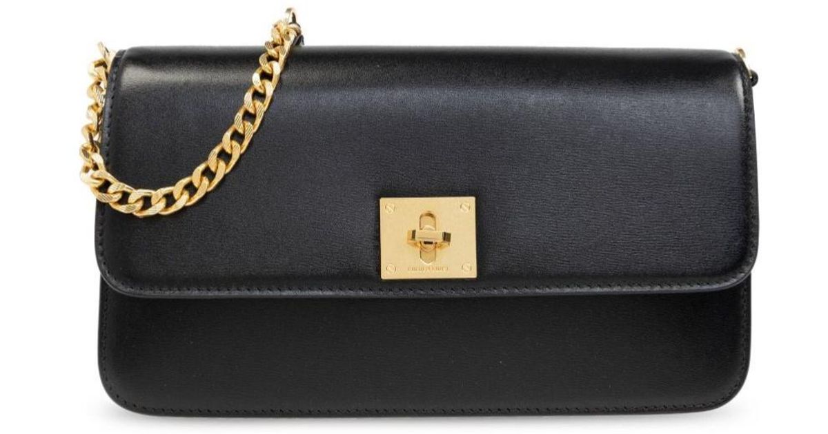 Golden Goose Chain-Link Shoulder Bag in Black | Lyst