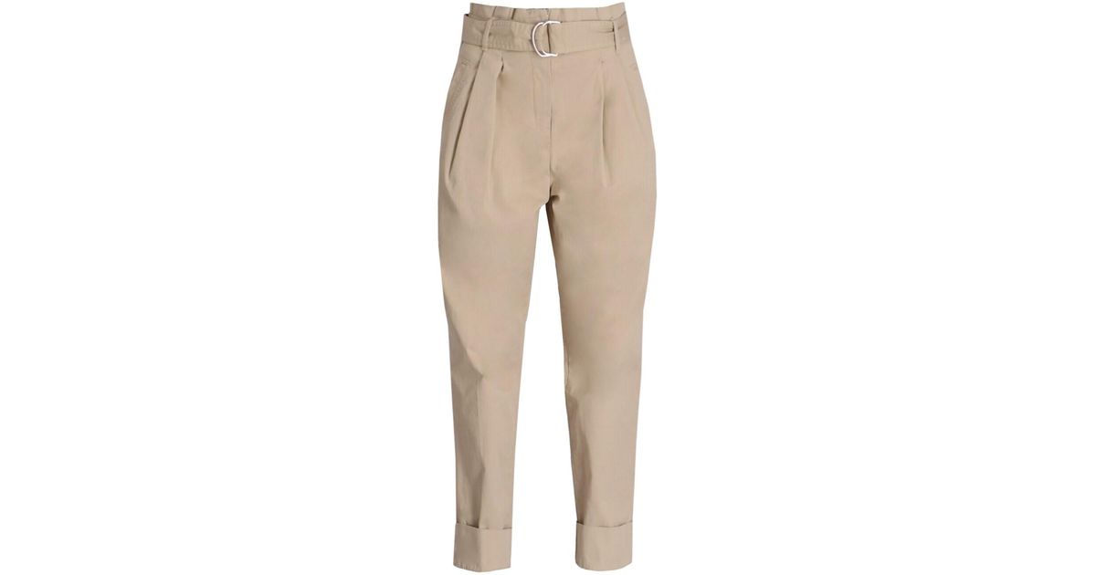 BOSS Belt Loops Slacks in Natural | Lyst