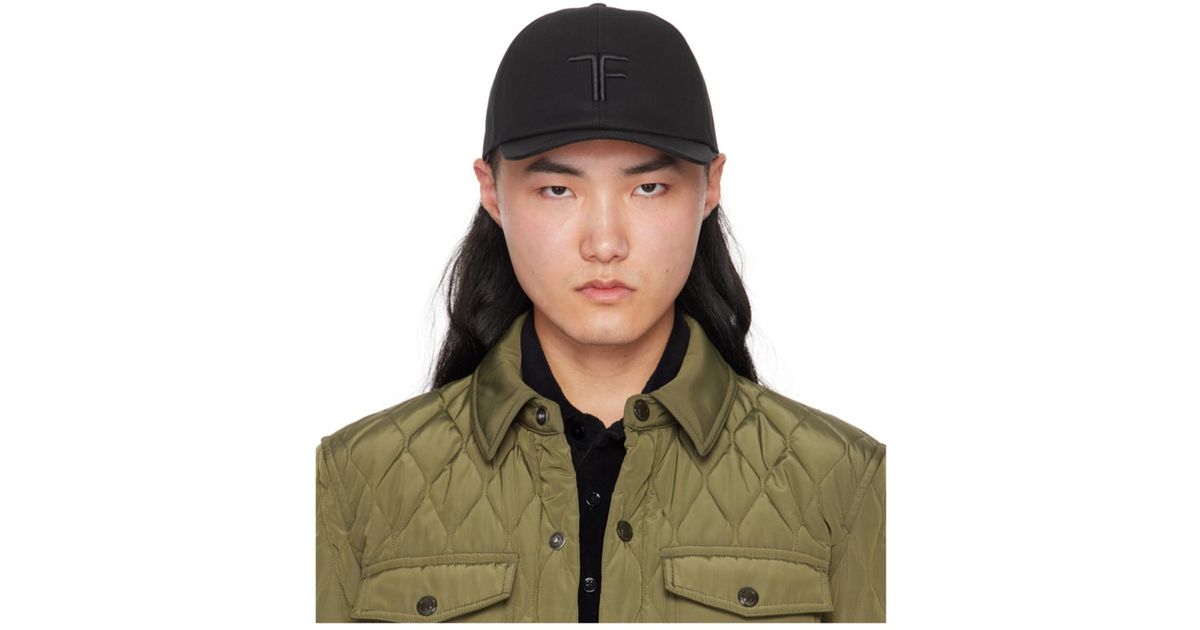 Tom Ford Logo Embroidery Baseball Cap in Green for Men | Lyst