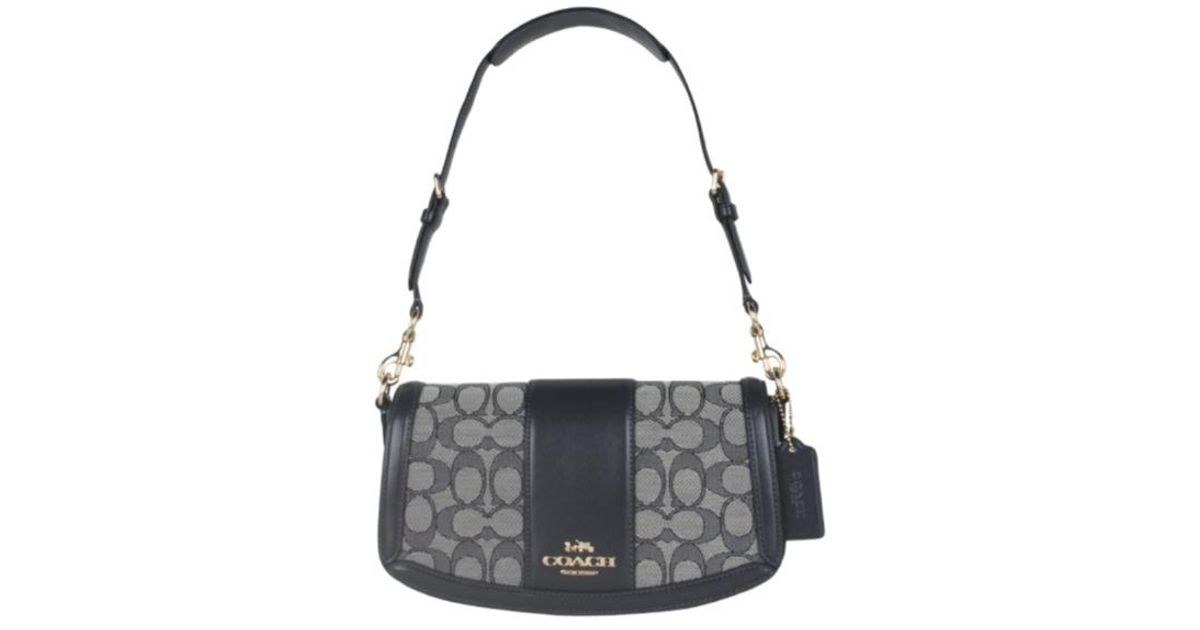COACH One-Shoulder Cross-Body Bag in Gray | Lyst