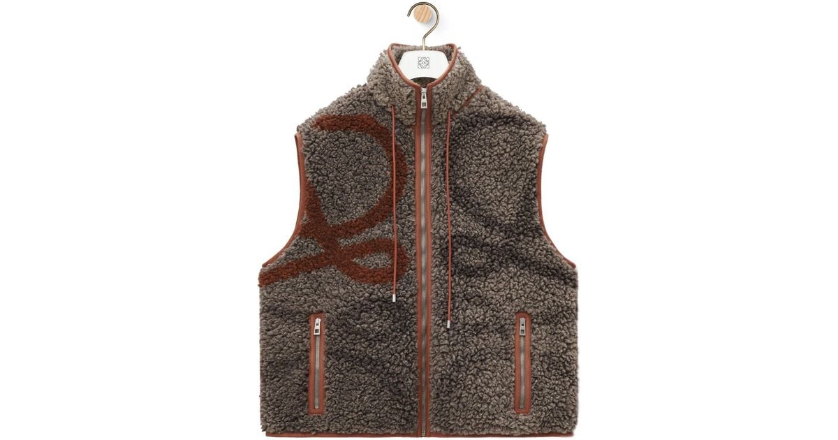 Loewe Vest in Brown for Men | Lyst
