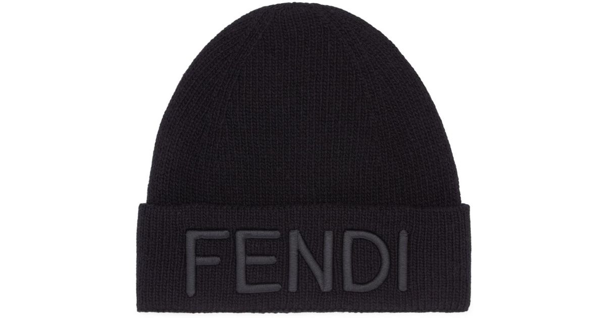 Fendi Rimless Cap in Blue for Men | Lyst