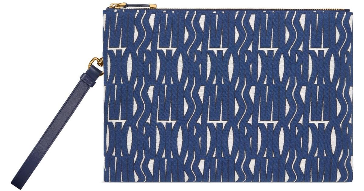 Dior Large Miss Daily Pouch in Blue | Lyst