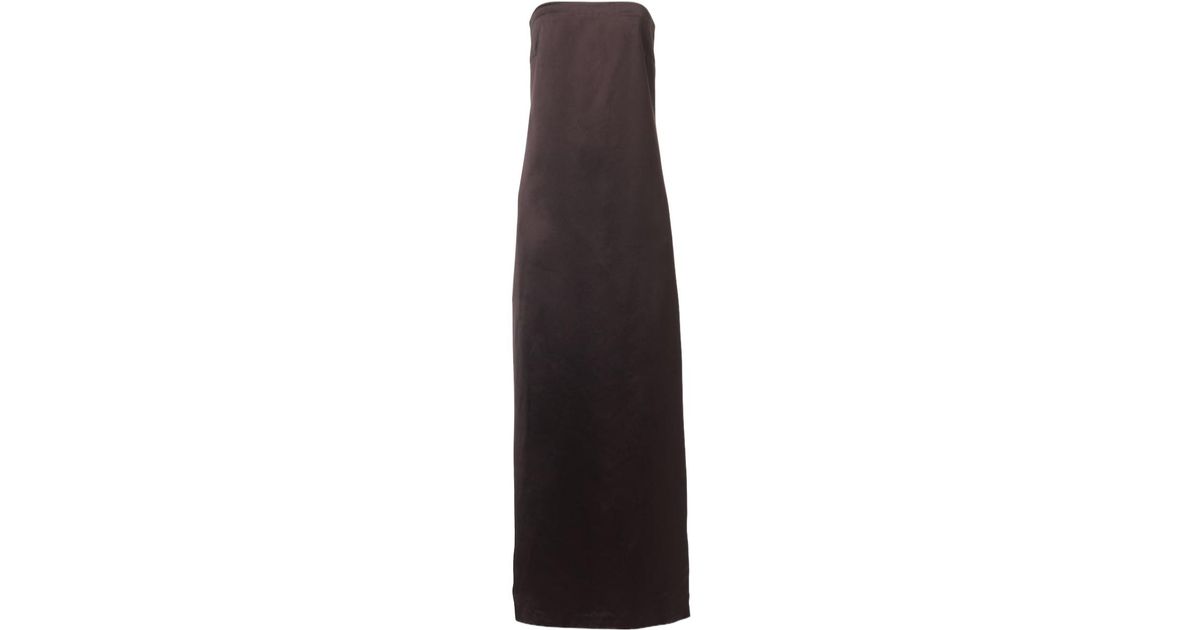 The Row Dolci Silk-Blend Gown in Purple | Lyst