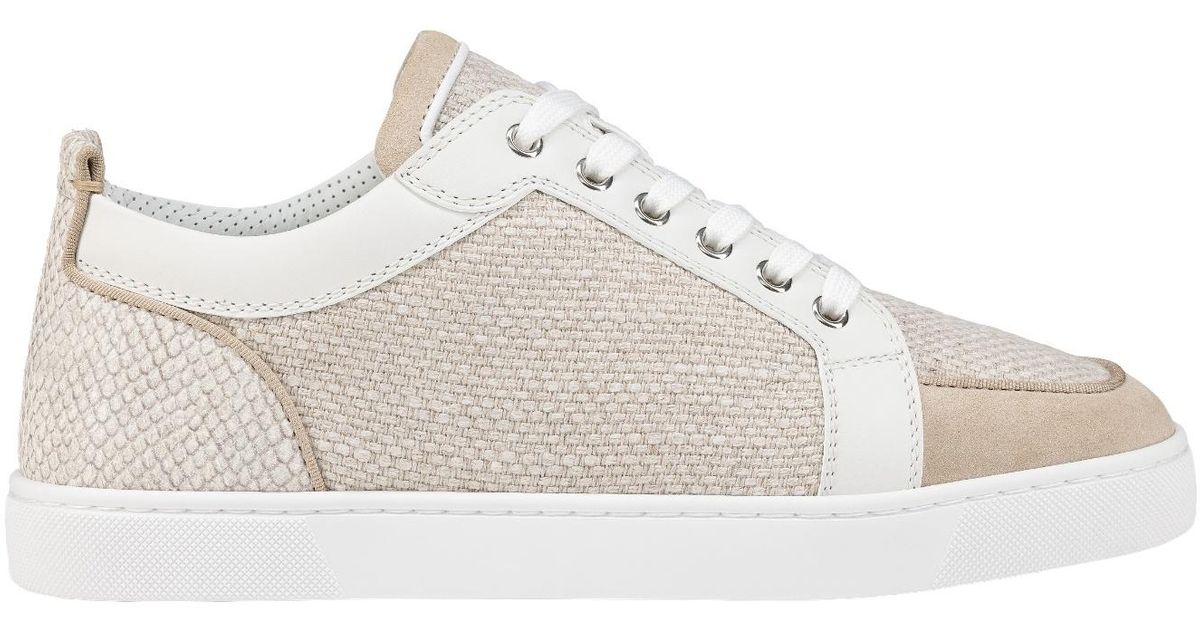 Christian Louboutin Logo Low-Cut Skate Shoes in White for Men | Lyst