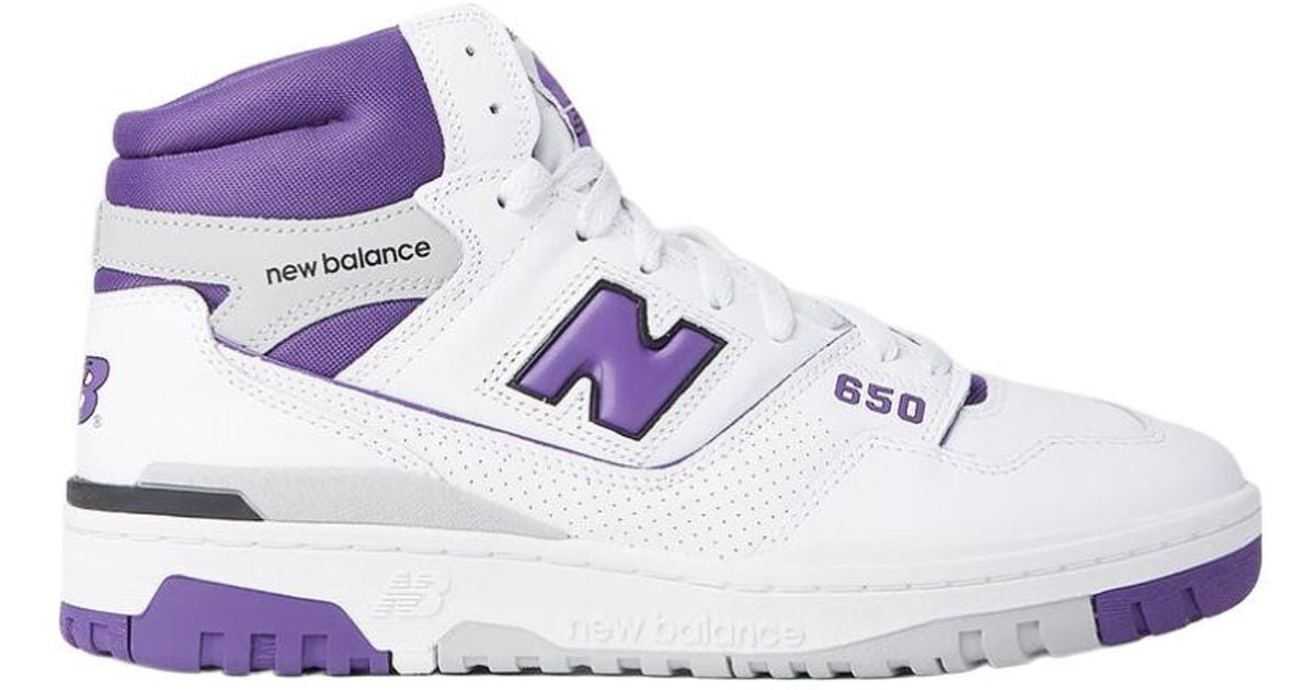 New Balance High-Top Leisure Sneakers in White for Men | Lyst