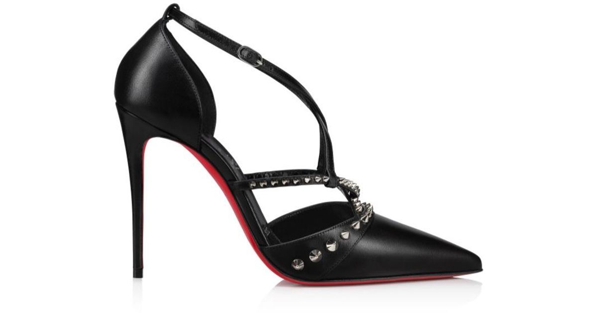 Christian Louboutin Tatooshka Spikes Leather Pumps 100 in Christian Louboutin Tatooshka Spikes Leather Pumps 100 in