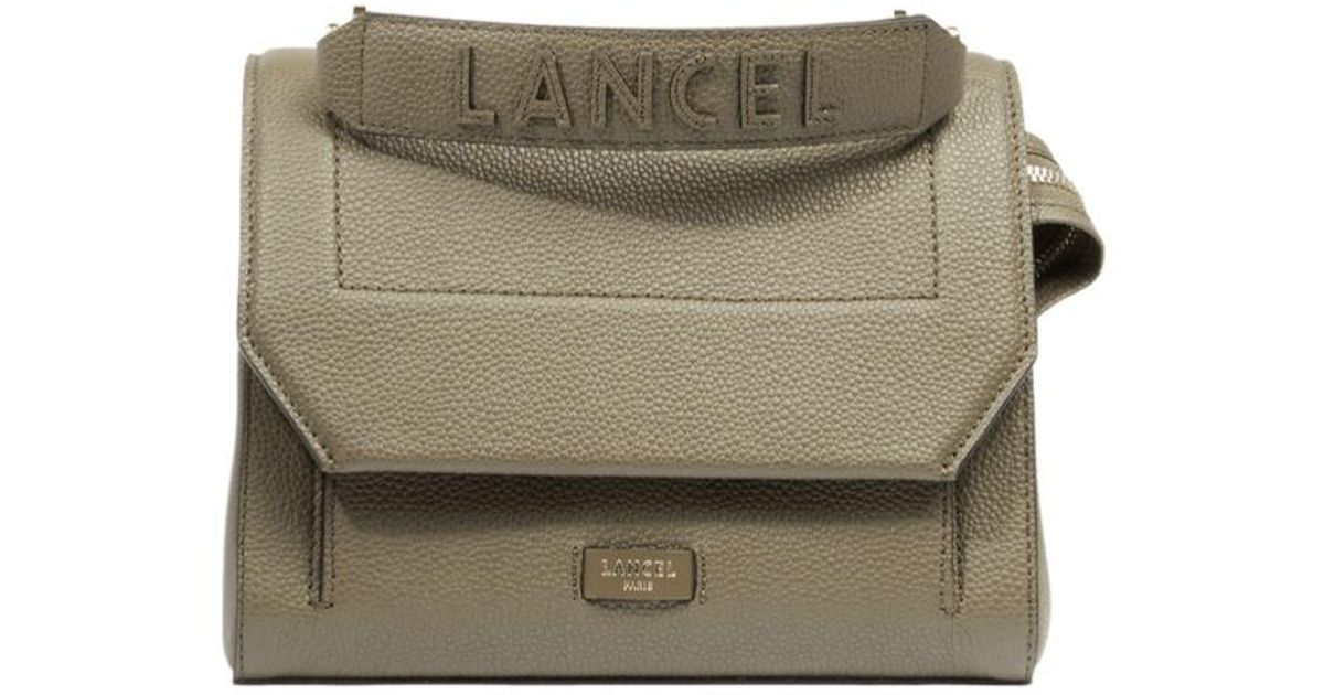 Lancel Flip Shoulder Bag in Green | Lyst