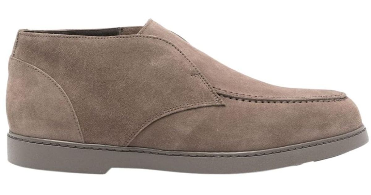 Doucal's Round Head Desert Boots in Brown for Men | Lyst