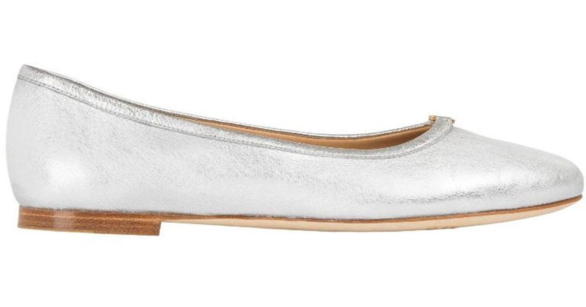 Chloé Ballet Shoes in White | Lyst