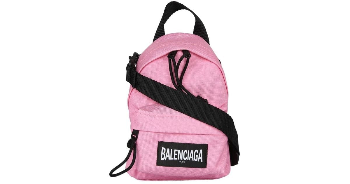 Balenciaga Oversized Mini Backpack in Pink for Men | Lyst