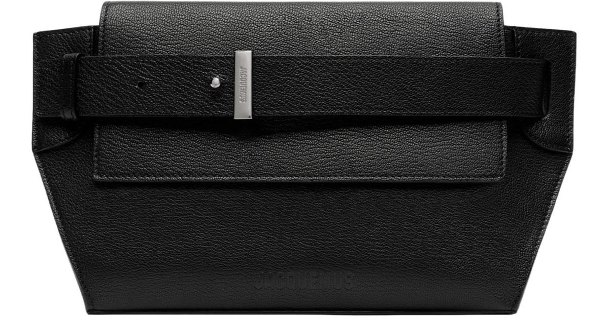 Jacquemus Folding Messenger Bag in Black for Men | Lyst