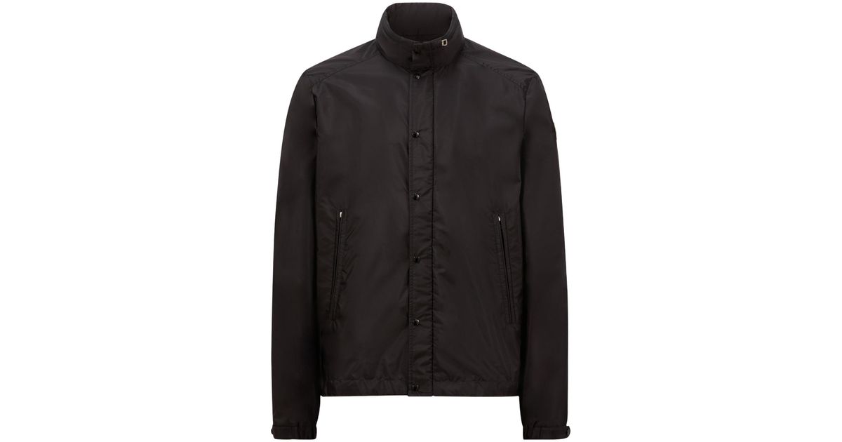 Moncler High Neck Montriond Jacket in Black for Men | Lyst