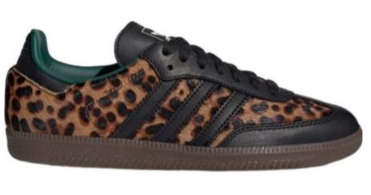 adidas Originals Samba Og 'Leopard/Core' Sneakers in Brown for Men | Lyst