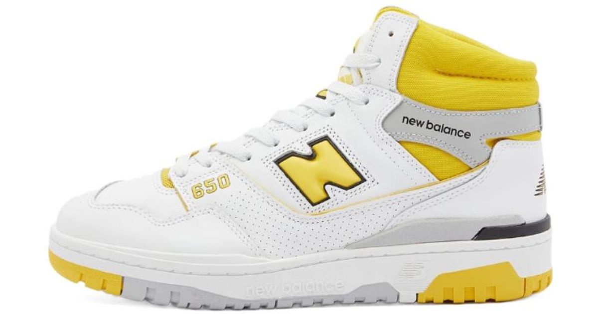 New Balance Panelled High-Top Sneakers in Metallic for Men | Lyst