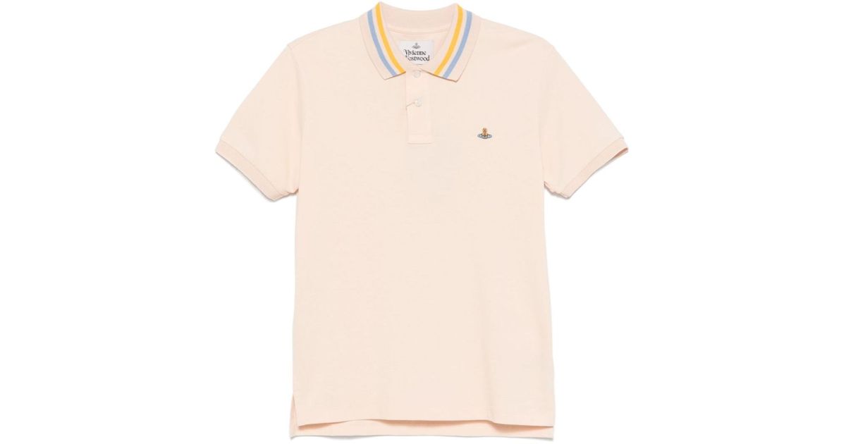 Vivienne Westwood Classic Polo Shirt in Natural for Men | Lyst