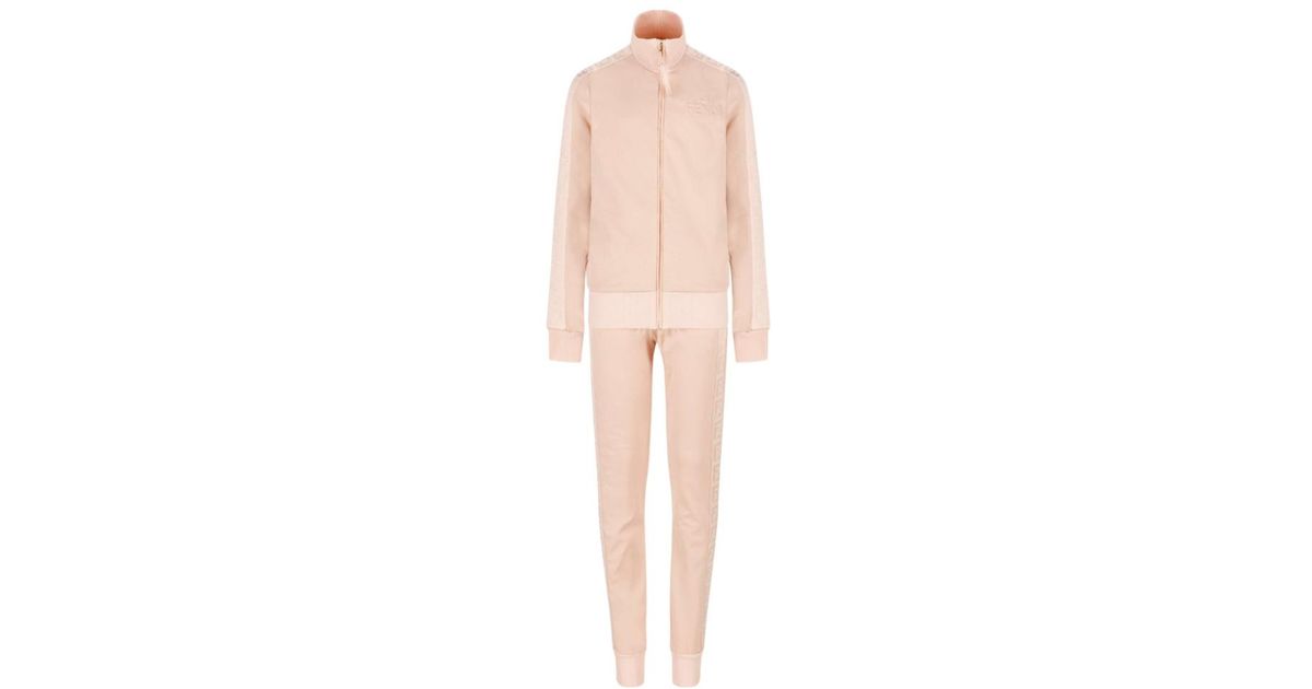 Fendi Rama Tracksuit Set in Pink | Lyst