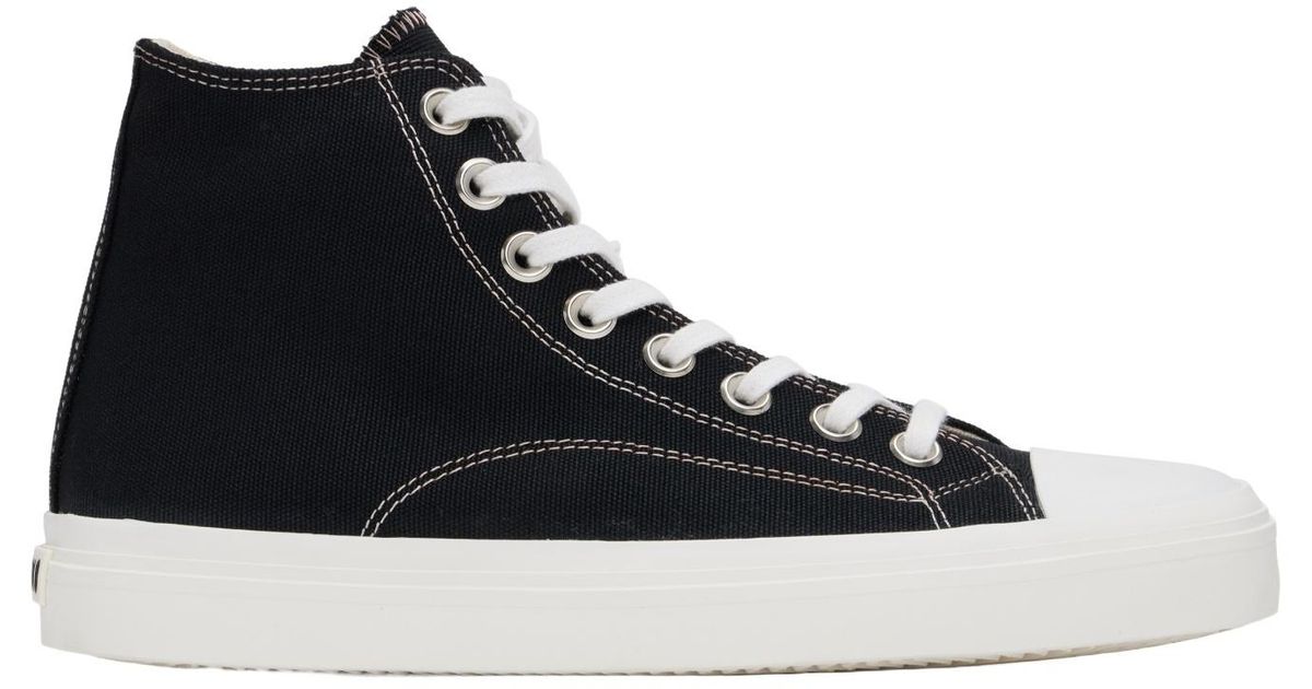 Moschino Edge High-Top Sneakers in Black for Men | Lyst