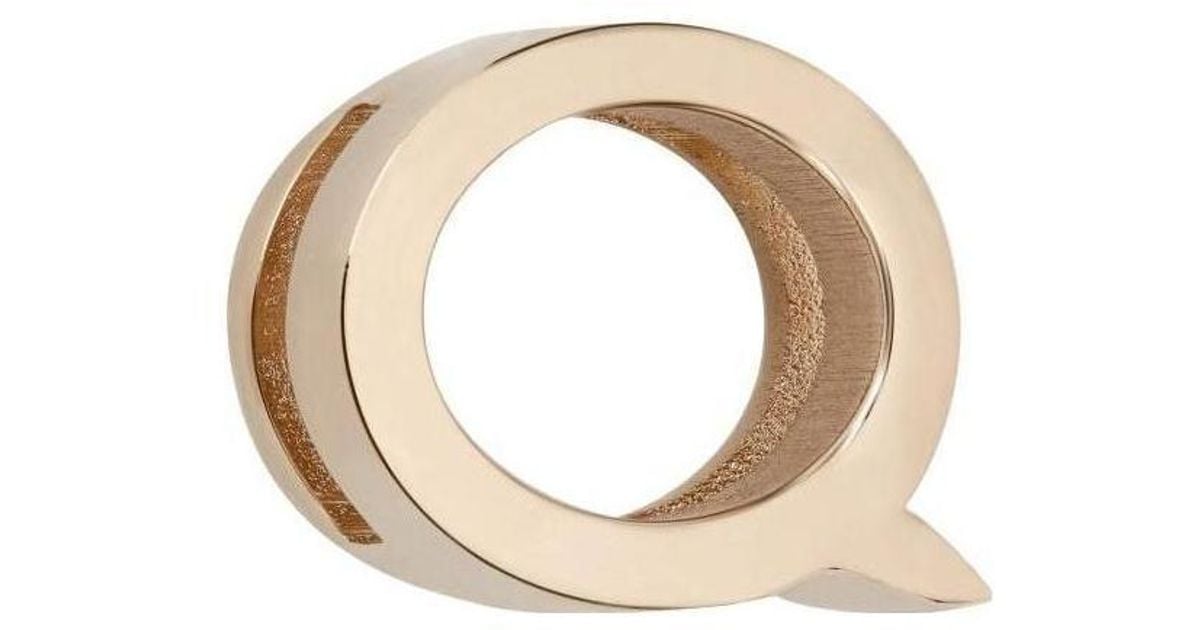 Dior My Abc Letter Q Badge in Metallic | Lyst