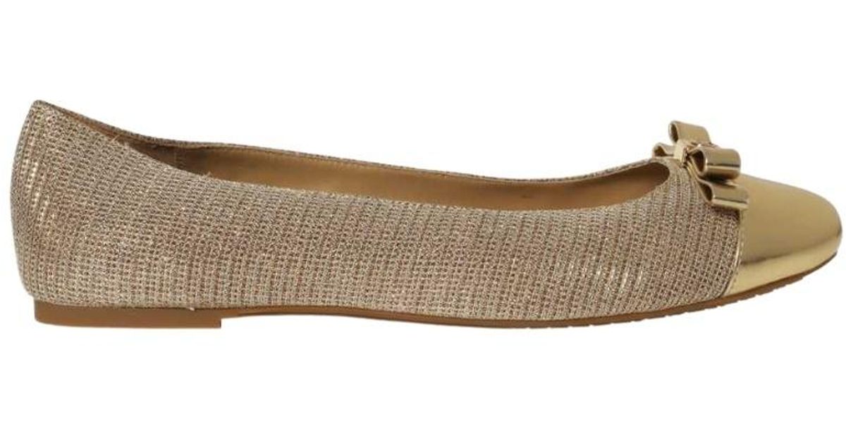 Michael Kors Andrea Chain-Mesh Ballerina Shoes | Lyst