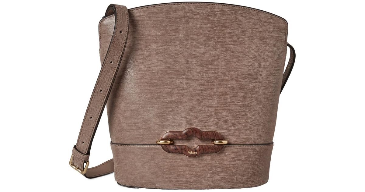 Mulberry Magnetic Buckle Shoulder Bag in Brown | Lyst