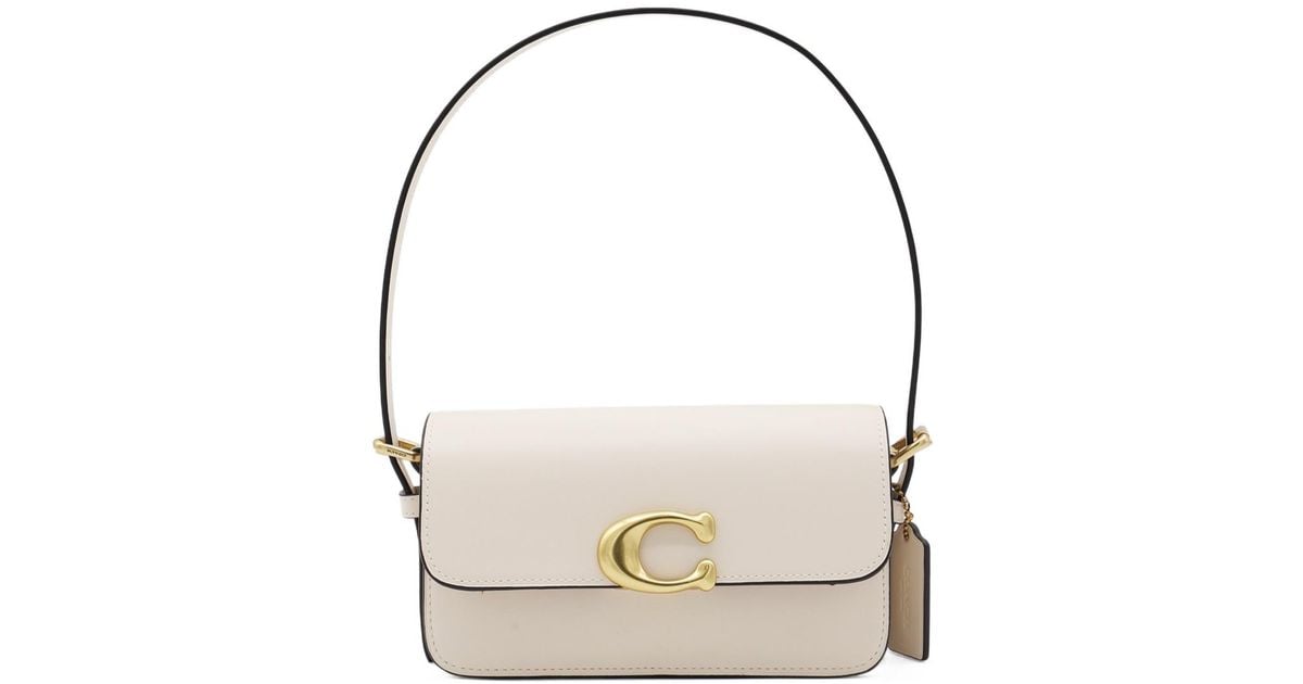 COACH Zoe Shoulder Bag in White | Lyst