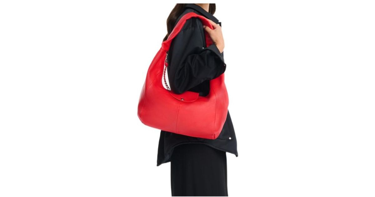 Longchamp Le Pliage Xtra L Hobo Bag in Red | Lyst