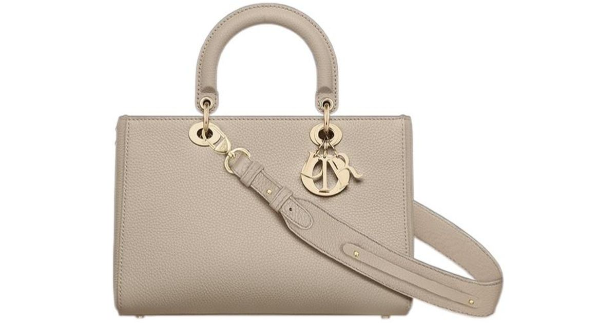 Dior Medium Lady D-Sire My Abc Bag in Natural | Lyst