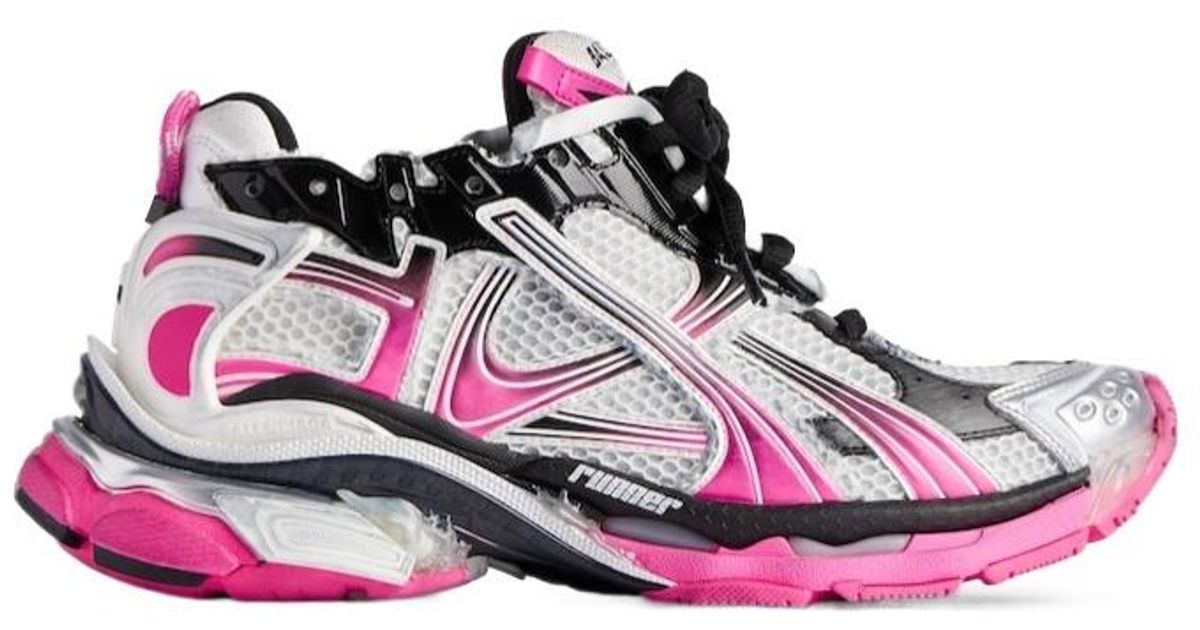 Balenciaga Runner Gradient Trainers in Pink | Lyst