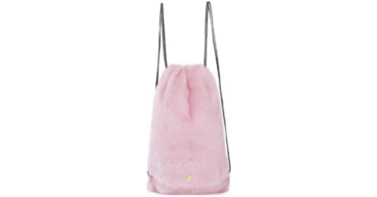 Simonetta Ravizza Logo Backpack in Pink | Lyst