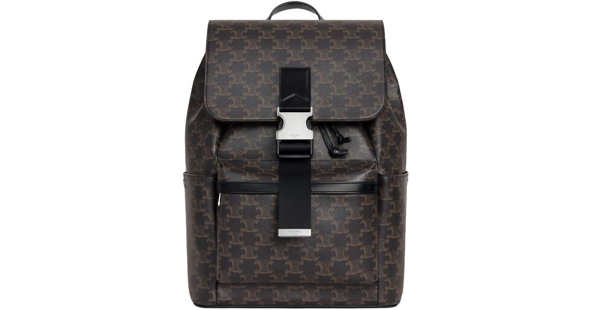 Celine Backpack in Gray for Men | Lyst