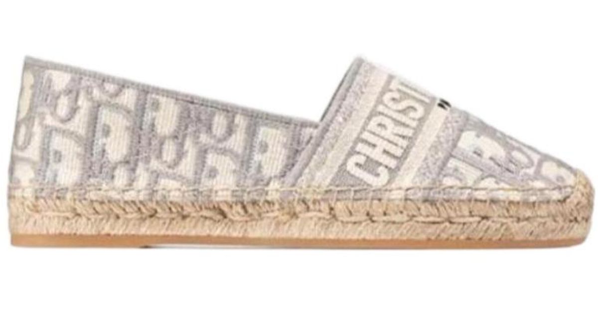 Dior Logo Flat Shoes | Lyst