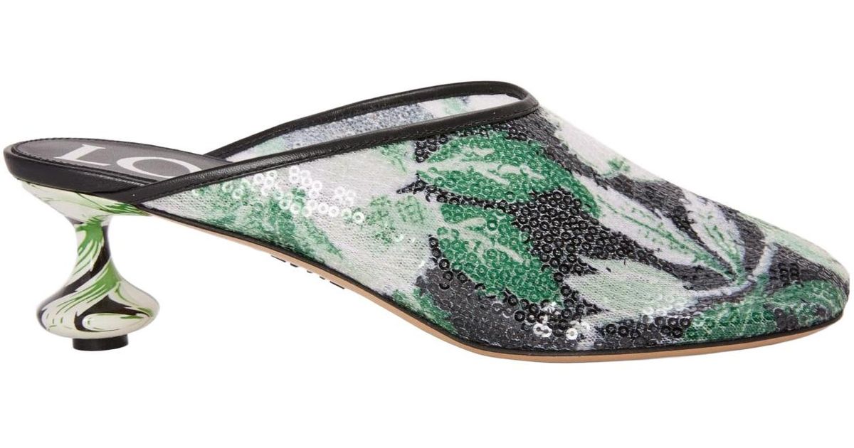 Loewe Toy Mule in Green | Lyst