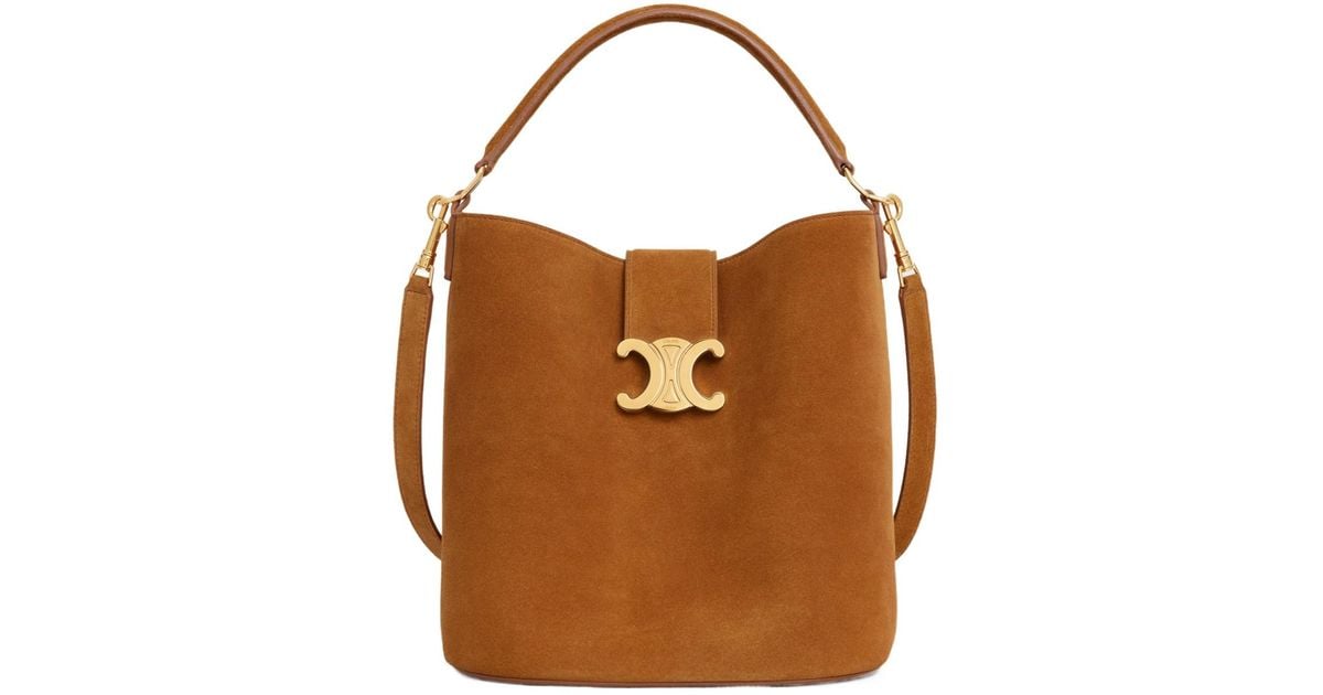 Celine Medium Louise Bag in Brown | Lyst