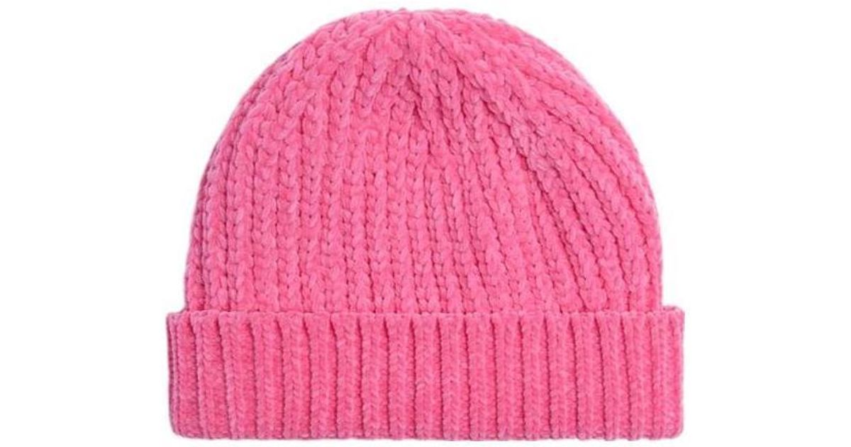Bottega Veneta Thick Chenille Round Hat in Pink | Lyst