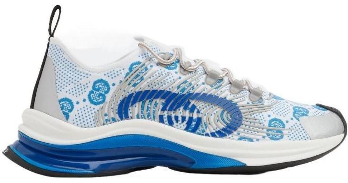 Gucci Run Sneakers in Blue for Men | Lyst