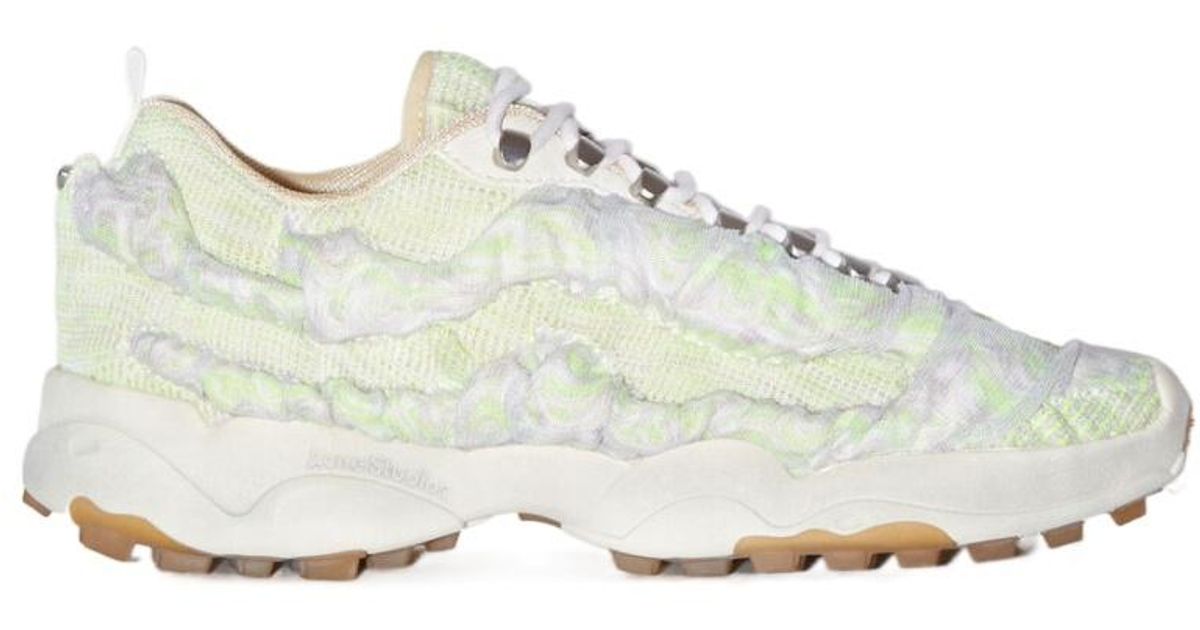 Acne Studios Bubba Lace-Up Sneakers in White for Men | Lyst