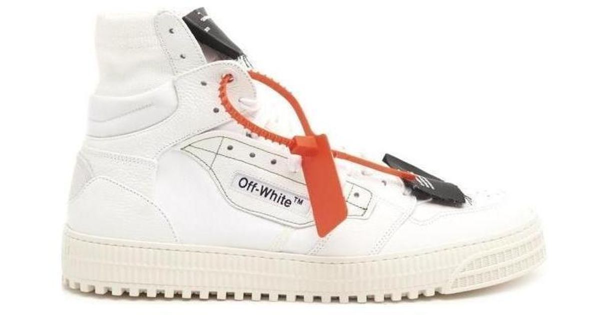 Off-White c/o Virgil Abloh High Upper Board Shoes in Natural for Men | Lyst