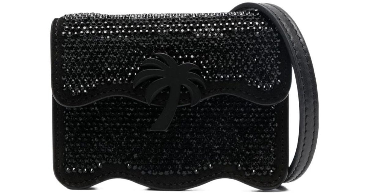 Palm Angels Palm Beach Micro Party Crossbody Bag in Black | Lyst