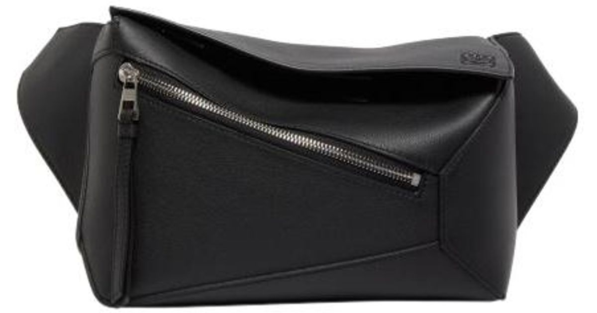 Loewe Zipper Waist Bag in Black for Men | Lyst
