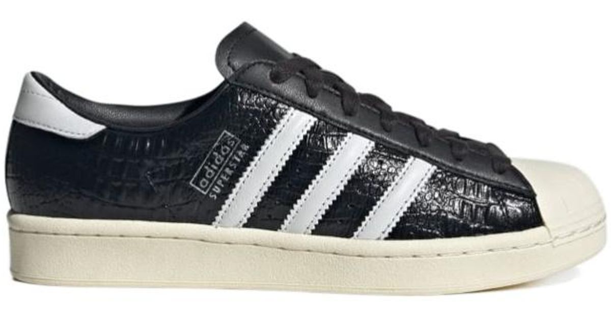 adidas Originals Superstar Vintage Sneakers in Black | Lyst