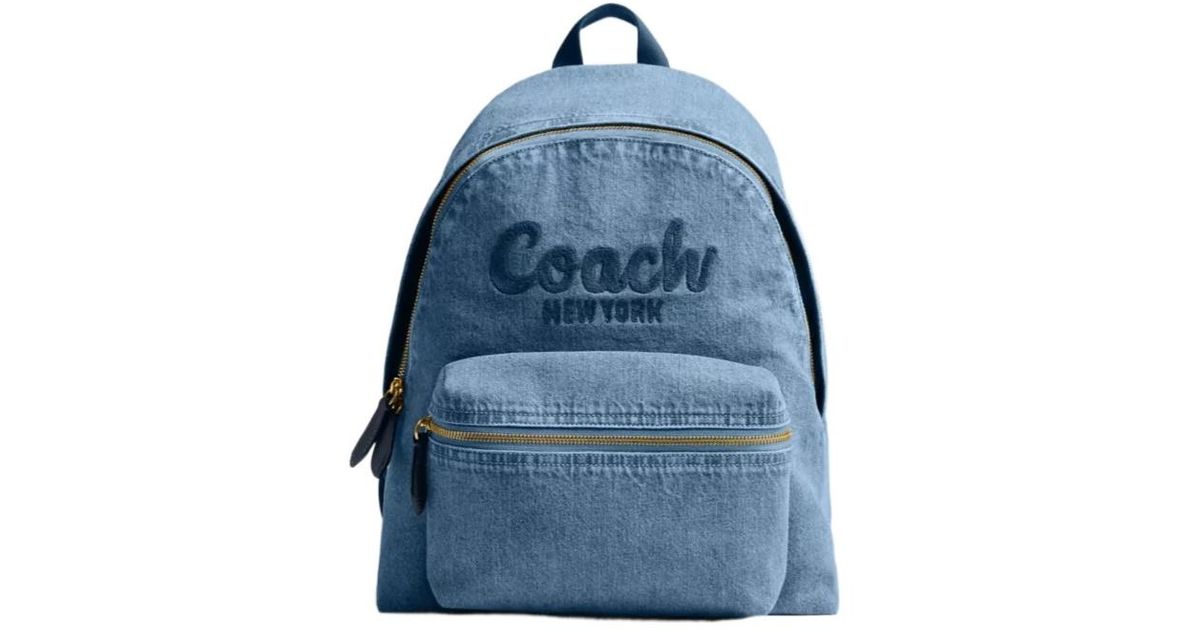 COACH Cargo Backpack in Blue | Lyst