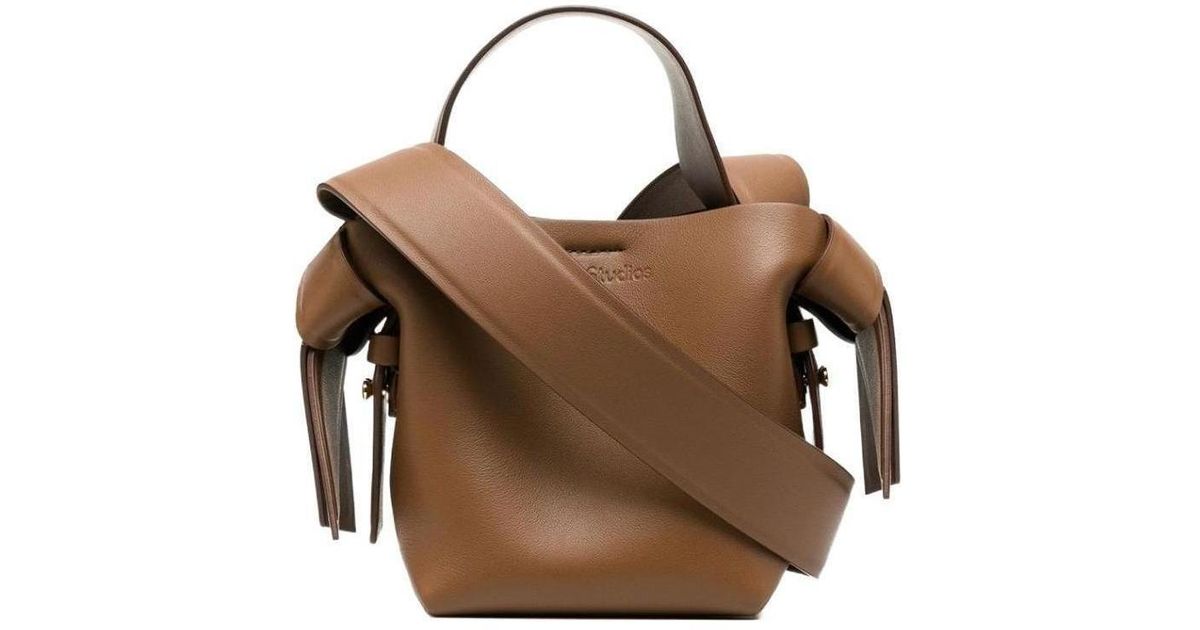 Acne Studios Musubi Micro Bag in Brown | Lyst