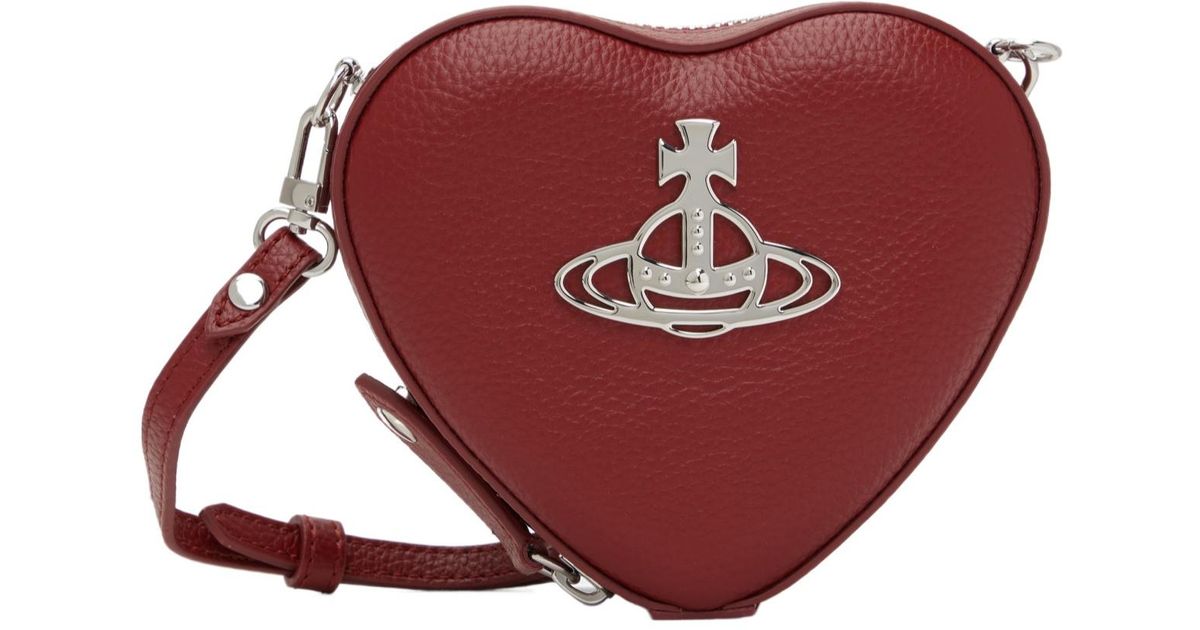 Vivienne Westwood Orb-Plaque Cross Body Bag in Red | Lyst