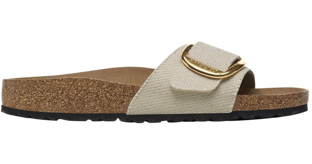 Birkenstock Madrid Canvas Slides | Lyst