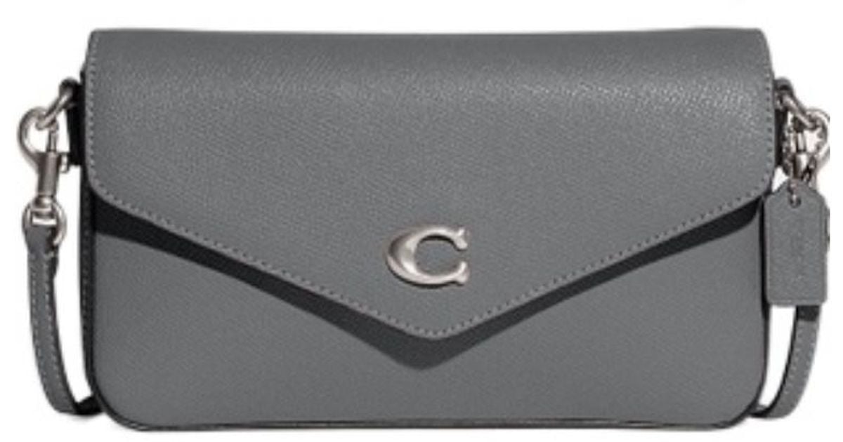 COACH Wyn Flip Shoulder Bag in Gray | Lyst