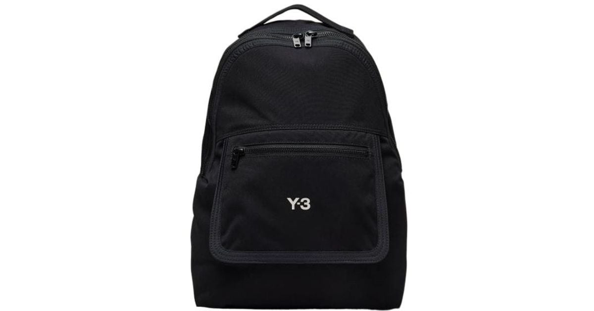 Y-3 Cl Logo-Appliqué Backpack in Black for Men | Lyst
